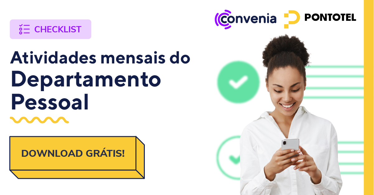 [Checklist gratuito] Atividades Mensais do Departamento Pessoal